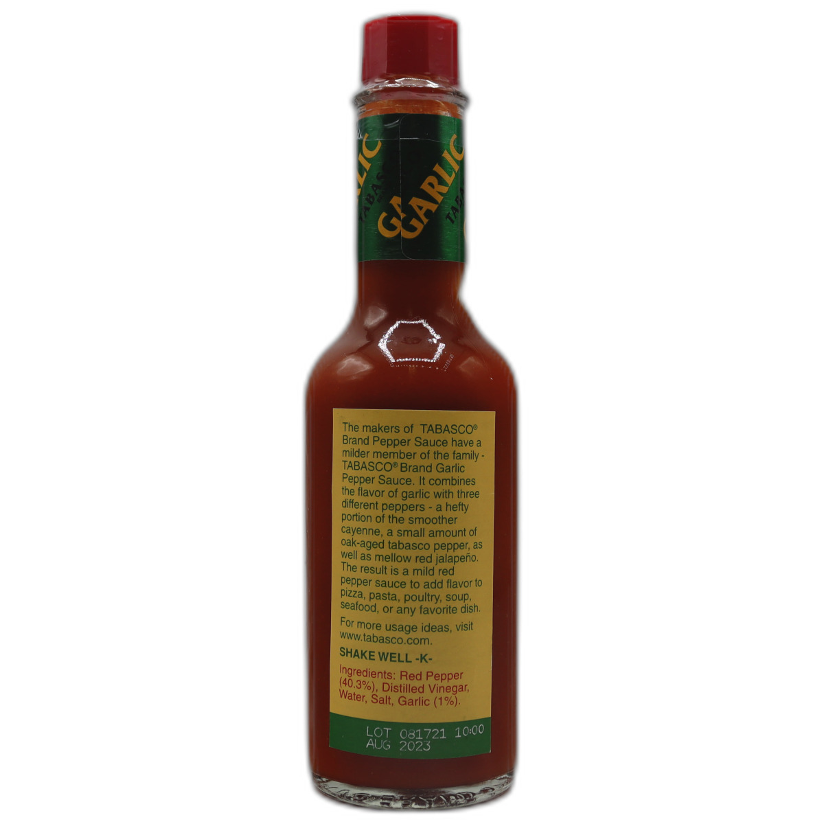 Tabasco Garlic Pepper Sauce 150 ml kaufen | Chili-Saucen.com